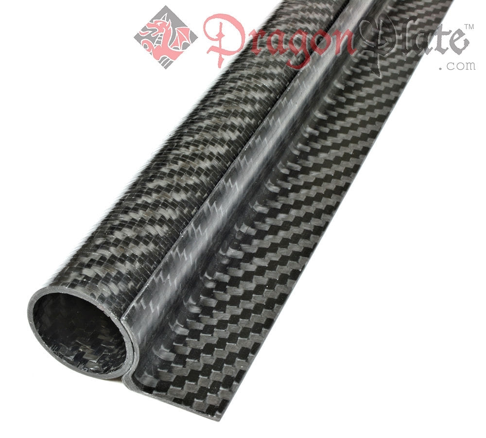 0.75" Carbon Fiber Tangent Tube Mount™ - 3" Long | DragonPlate